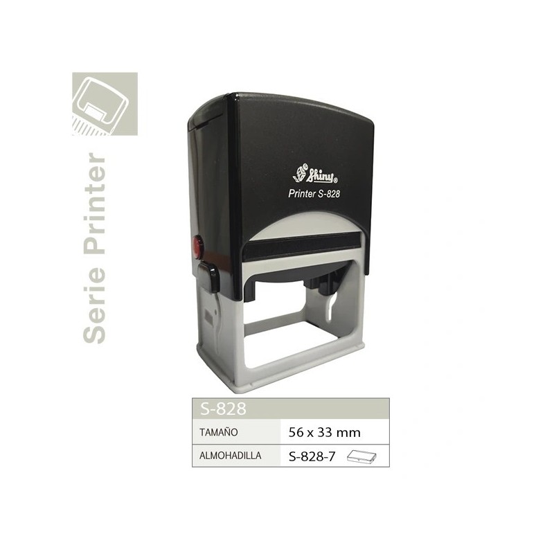 Sello Automatico Shiny S828 | 56x33 mm
